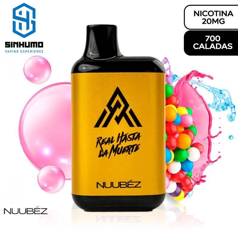 Vaper Desechable Bubblegum Real Hasta la Muerte 20mg by Nuubéz | Vapers ...